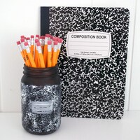 Composition Notebook Jars