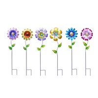 View Metal Flower Stakes
