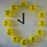 New Year's Countdown Balloon Clock