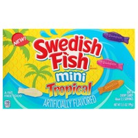 Bulk Swedish Fish Mini's with a Tropical Flavor, 3.5 oz. Boxes | Dollar ...