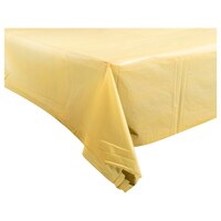View Yellow Plastic Table Covers, 54x108"