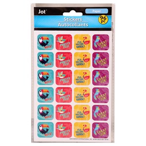 Jot Reward Stickers with Motivating Characters, 4x6 in. | Dollar Tree