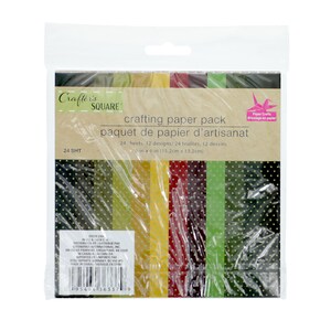 View Crafters Square Crafting Paper Pack,