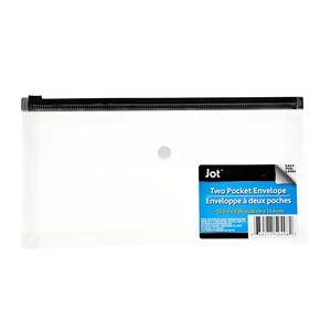 View Jot 2-Pocket Zipper Envelopes with