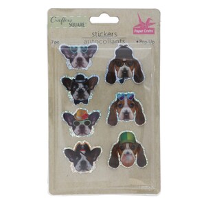 View Crafter's Square Animal Pop-Up Stickers,