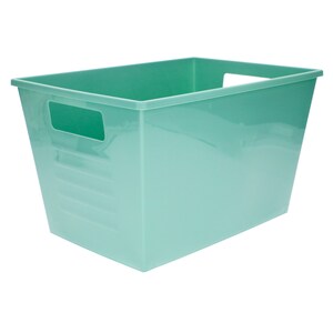View Solid Plastic Locker Bins, 12x8x7