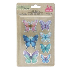View Crafters Square Handmade Butterfly Stickers