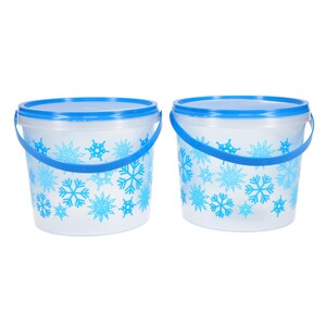 View Christmas Theme Gift Buckets, 2-ct.