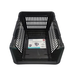 View Stackable Deep Storage Bins, 13.78x10.63x8.78in