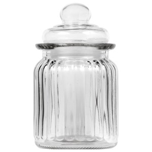 View Glass Candy Jars with Tight-Sealing