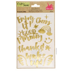 View Foil Stickers, 15-ct.