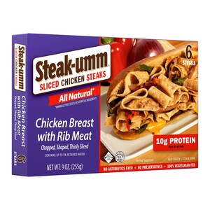 View Steak-umm Sliced Chicken Steaks, 9-oz