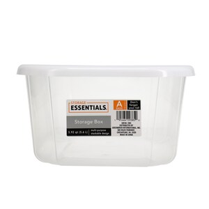 View Essentials Deep Storage Plastic Bins,