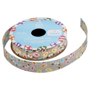 View Mixed Easter-Themed Printed Ribbon, 1