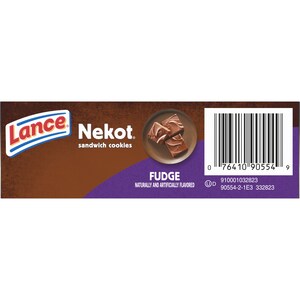 Lance Nekot Fudge Flavored Sandwich Cookies, 6.8-oz. Boxes | Dollar Tree