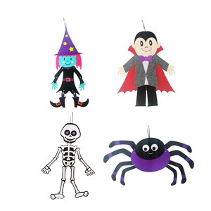 View Felt Halloween Character Wall Décor,
