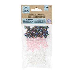 View Crafters Square Iridescent Beads