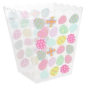 View Scalloped Plastic Easter Themed Containers,