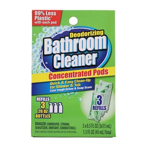 View Deodorizing Bathroom Cleaner Concentrated Pods,
