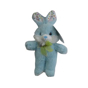 View Fuzzy Friends Colorful Plush Bunnies,