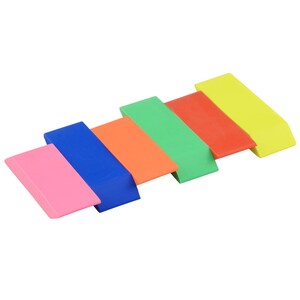 View Bright Beveled Neon Erasers, 6-ct.