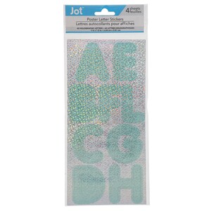 View Jot Poster Letter Stickers