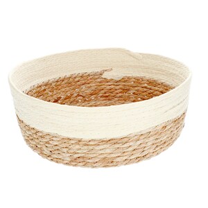 View Woven Straw Round Baskets, 11.8x11.8