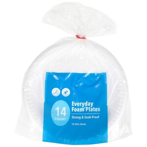 View The Home Store Foam Plates,