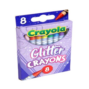 View Crayola Glitter Crayons, 8-ct. Boxes