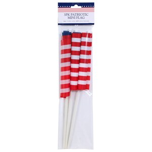 View Miniature American Flags, 3-ct. 11.375x6