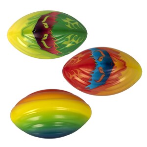 View Multi-Colored Footballs, 8x4.5x4.5 in.