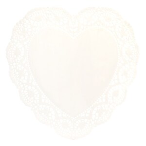 View Heart-Shaped Paper Doilies