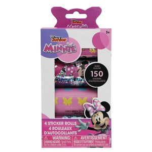 View Licensed Character Sticker Rolls, 4-ct.