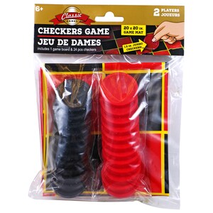 Bulk Classic Games Jumbo Checkers, 24-ct. Packs | Dollar Tree