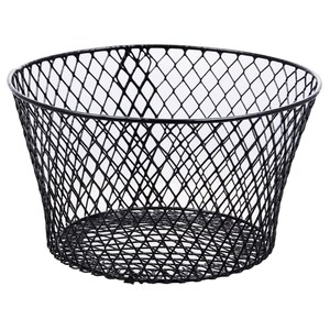 View Essentials Round Vinyl-Coated Wire Baskets,