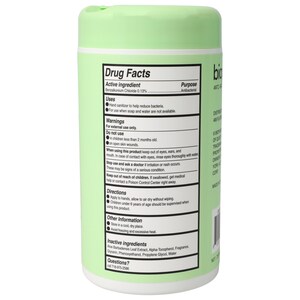 View Biopure Anti-Bacterial Hand Wipes, 50