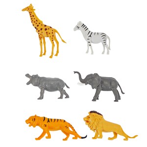 Bulk Assorted Wild Animal Figurines, 6x3.5 in. | Dollar Tree