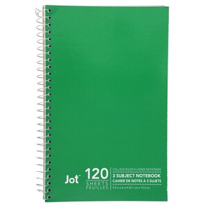 View 3-Subject Spiral Notebooks