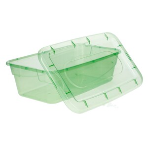 View Essentials Colorful Translucent Plastic Storage