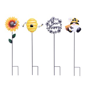 Bee Gnome Yard Stakes | Dollar Tree