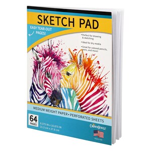 CrownJewlz Medium-Weight Perforated Sketch Pads | Dollar Tree