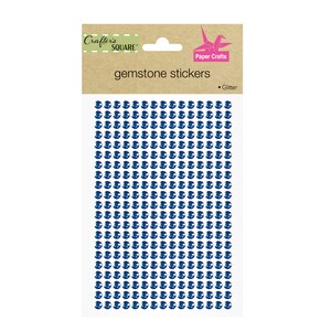 View Crafters Square Shiny Gem Stickers,