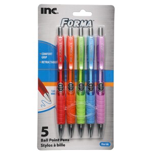 Inc Forma Ball Point Pens, 5-ct. | Dollar Tree