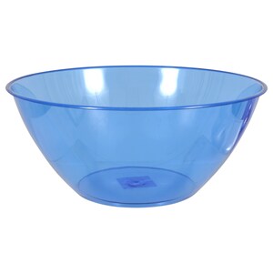 View Bright Blue Plastic Bowl, 1-ct.