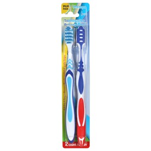 View Proteque Medium-Bristle Toothbrushe with Tongue