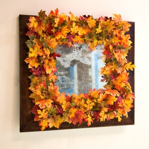 Fall Leaves Wreath | Dollar Tree
