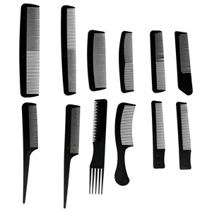 View Colored Plastic Family Comb Sets,