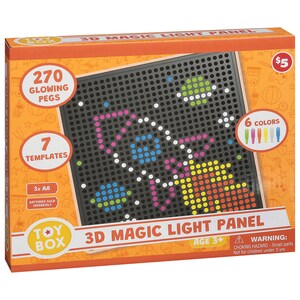 Toy Box 3D Magic Light Panels | Dollar Tree
