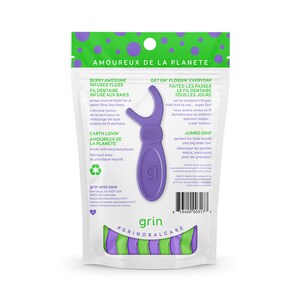 View Grin Kiddo Berry Awesome Flossers,