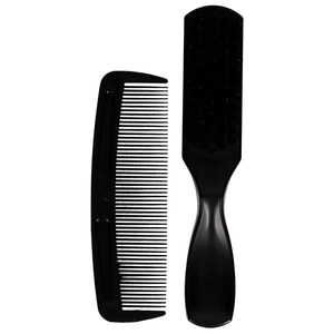 View Plastic Hairbrush & Comb Sets,
